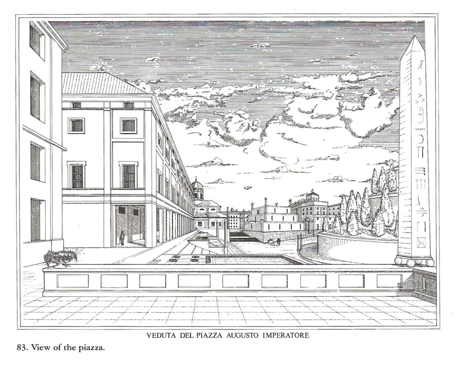 Colin Rowe: Piazza Augusto Imperatore (1995) – Drawing Matter