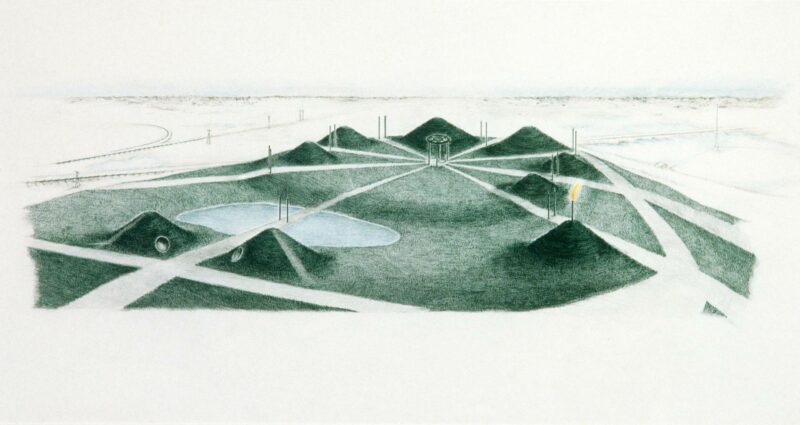 Nancy Holt: Sky Mound – Drawing Matter