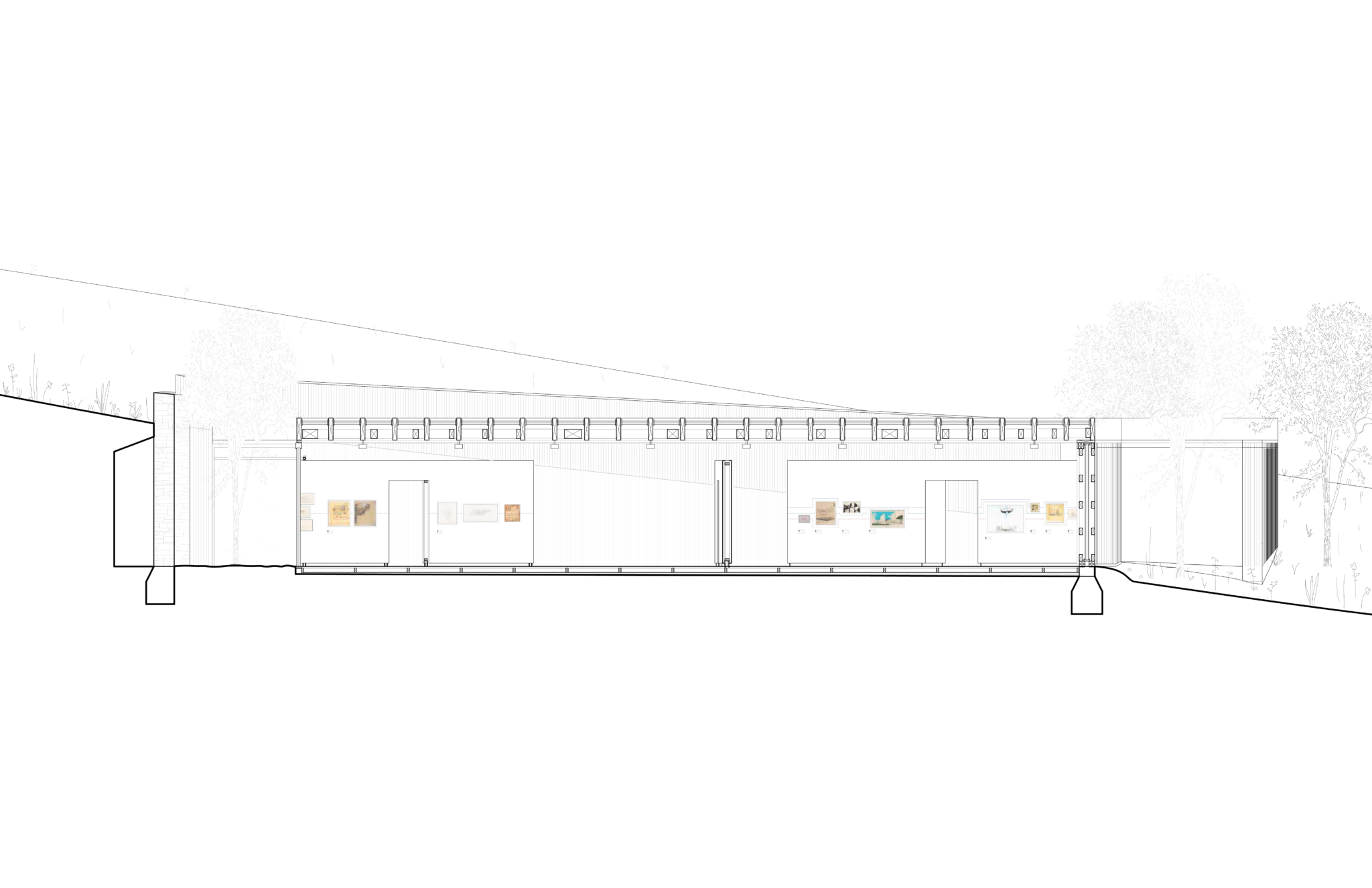 Exhibition Design: Charging the Void – Drawing Matter