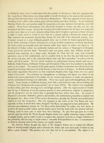 William Burges: Architectural drawing – Drawing Matter