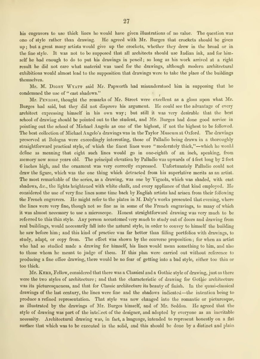 William Burges: Architectural drawing – Drawing Matter
