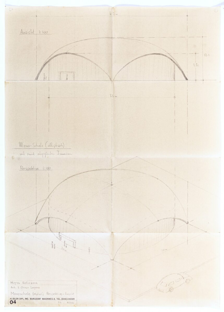 Heinz Isler Model – Drawing Matter