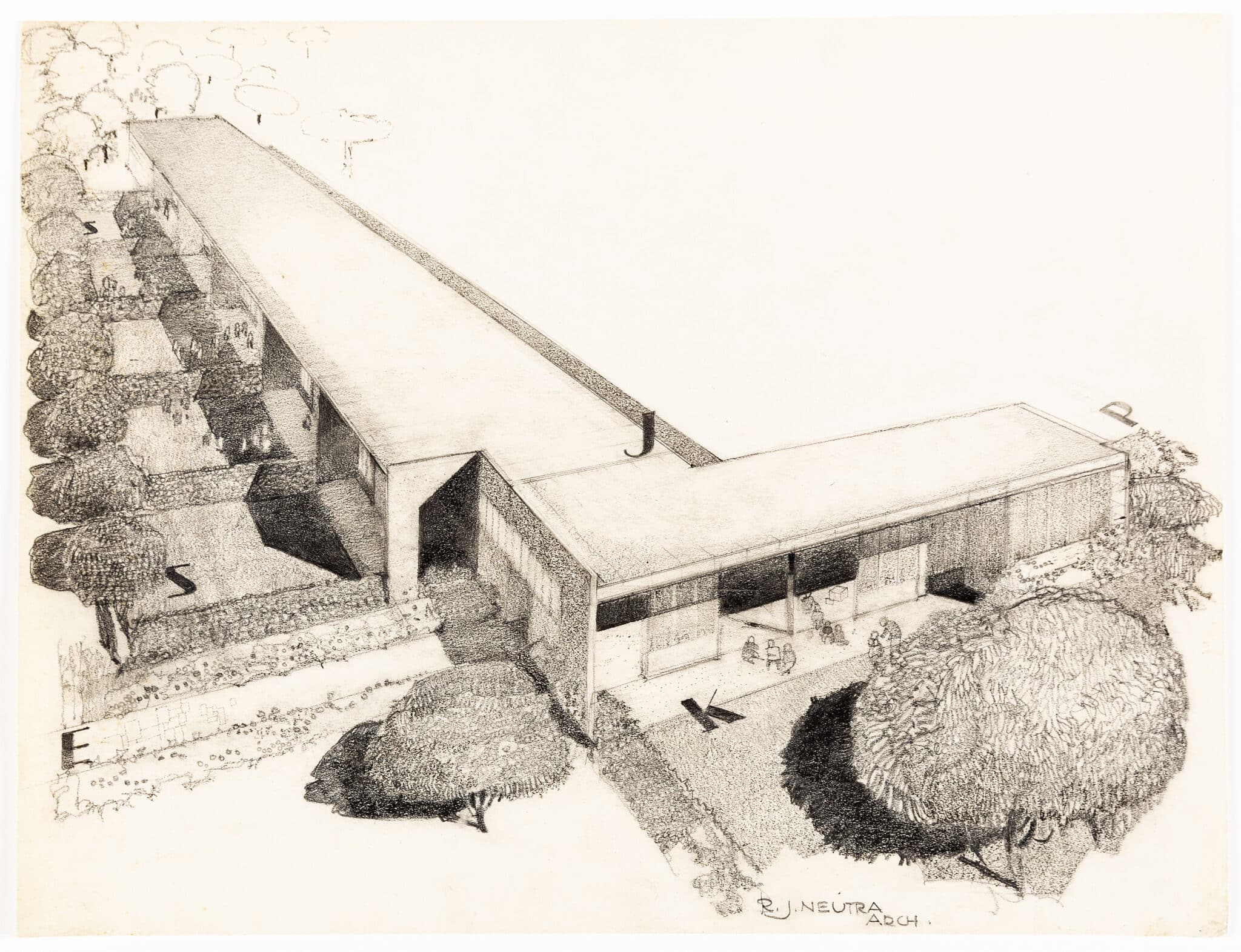 Richard Neutra at Drawing Matter – Drawing Matter