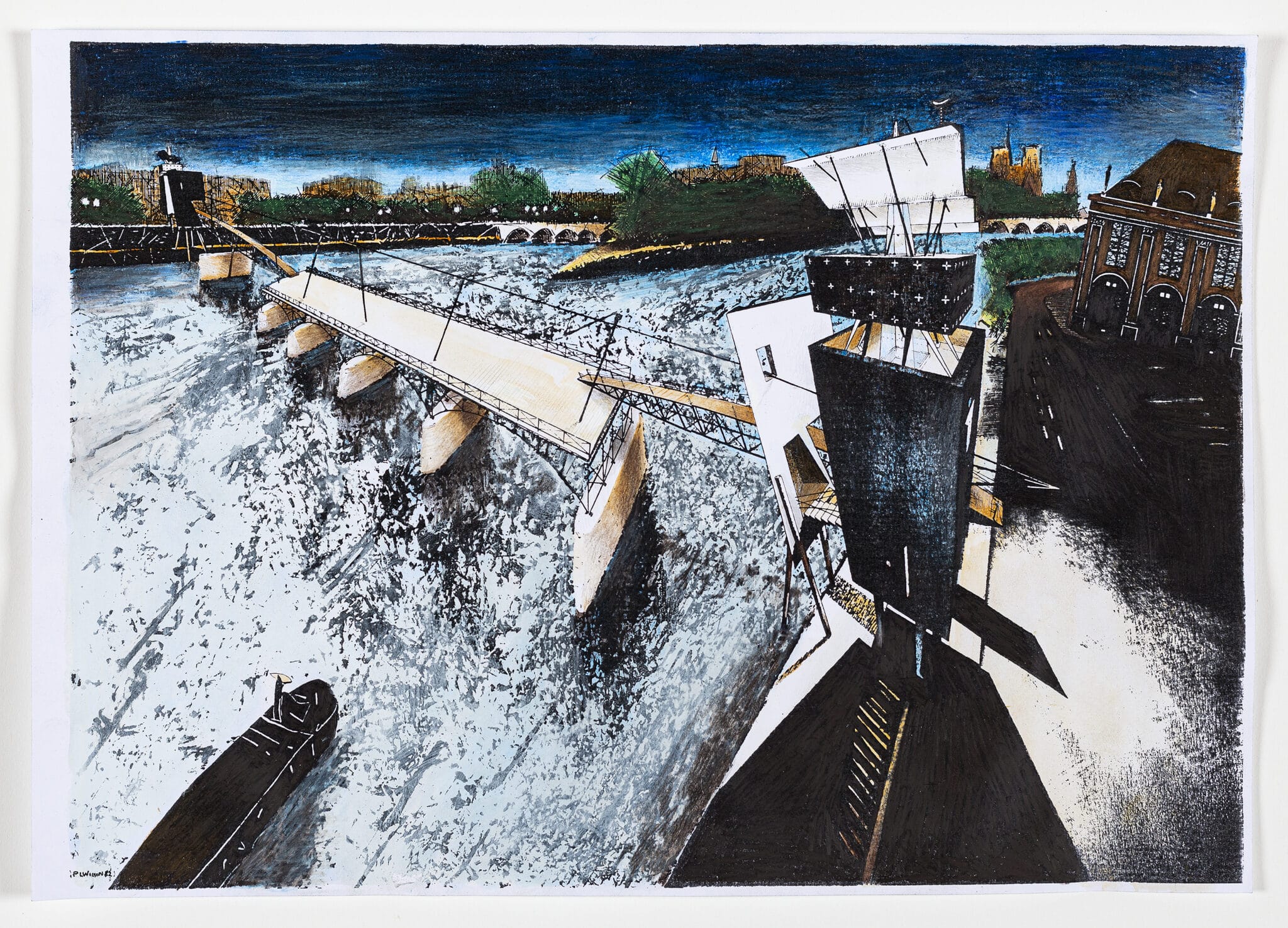 Peter Wilson: Ponte dell’Accademia – Drawing Matter