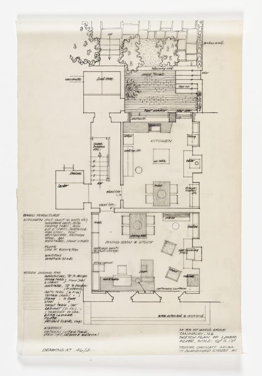 Trevor Dannatt: St Mary’s Grove – Drawing Matter