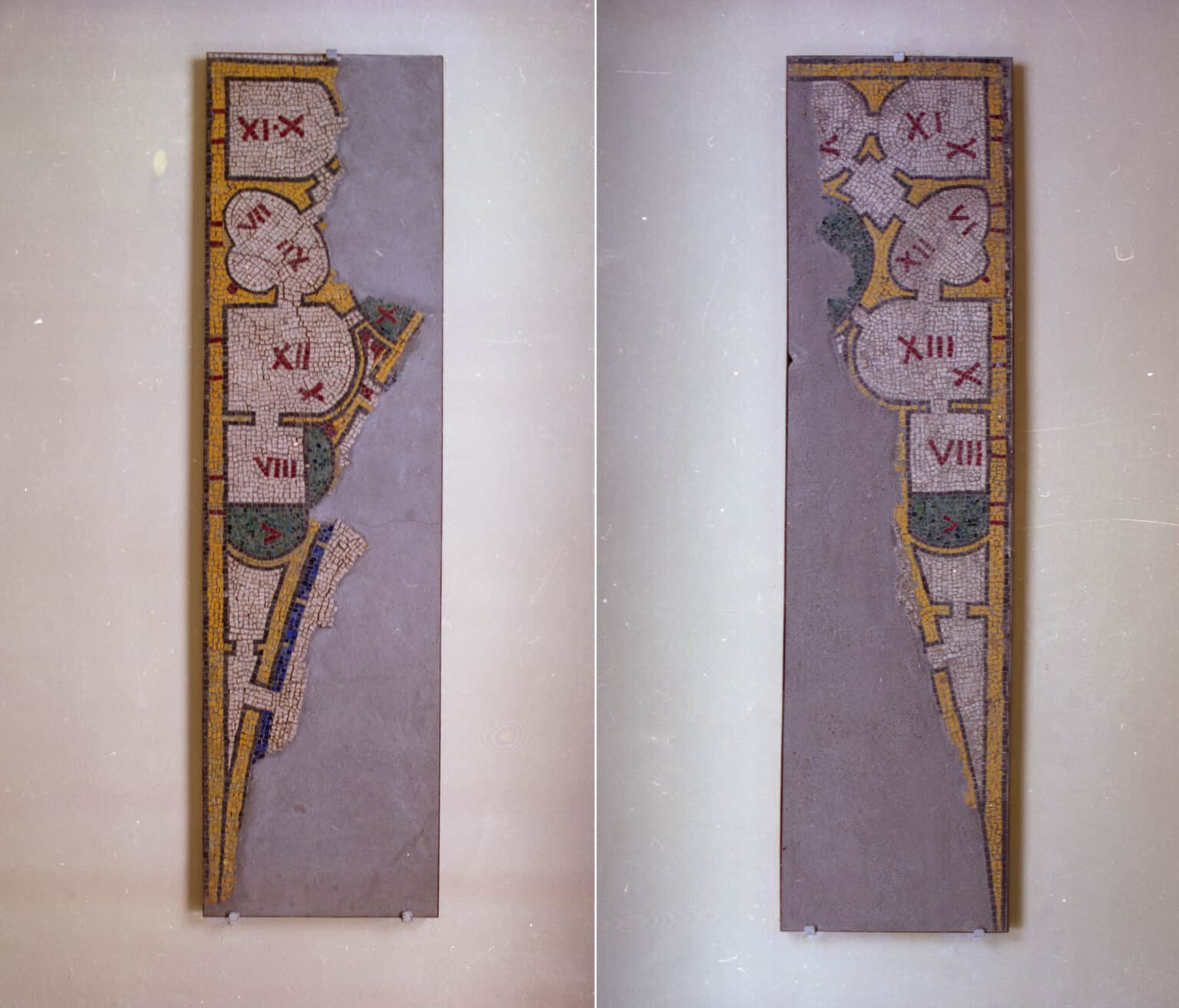 Fragments of a Polychrome Mosaic of a Roman Bath Building – Drawing Matter