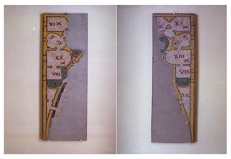Fragments of a Polychrome Mosaic of a Roman Bath Building – Drawing Matter