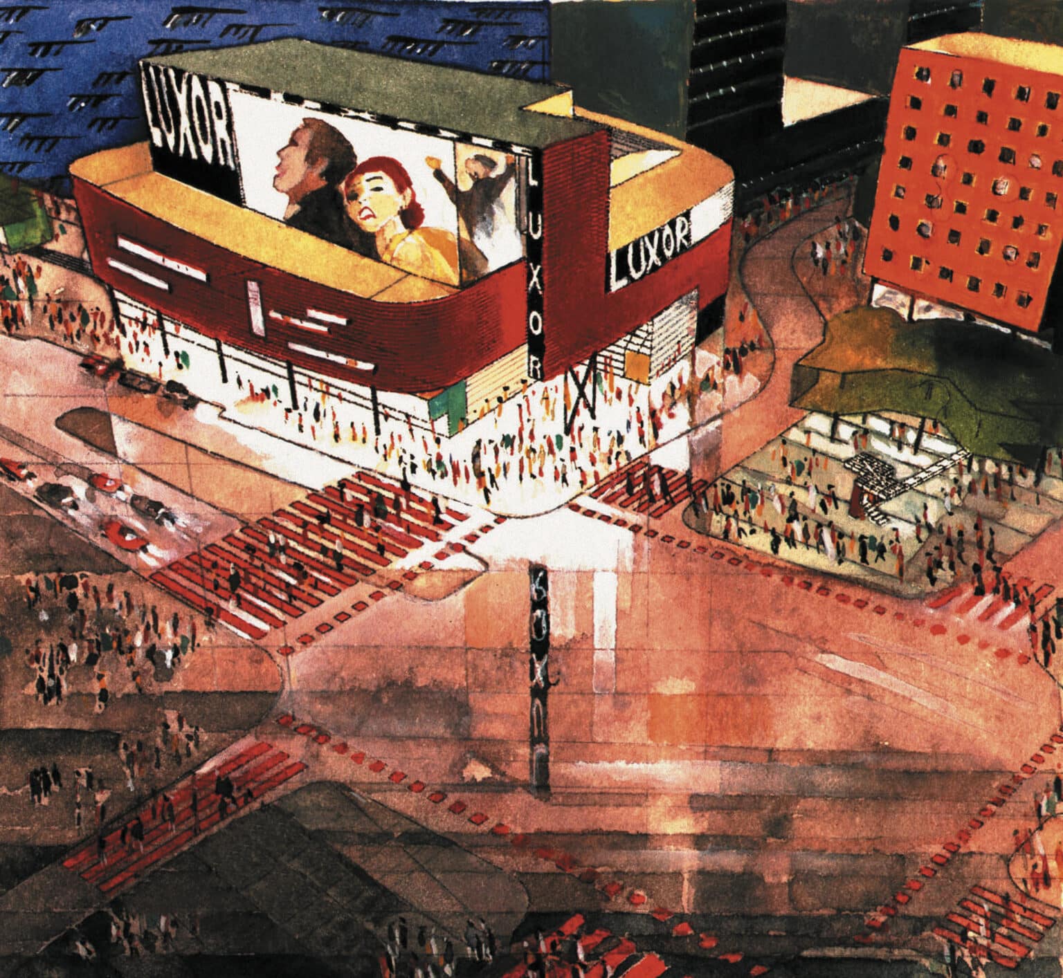 Landing Square Scenarios: The Wilhelmina Pier & Luxor Theatre – Drawing ...