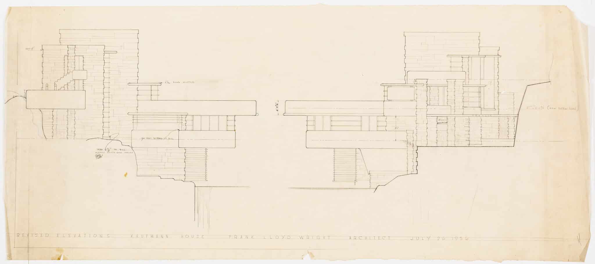 Collection Guide: Frank Lloyd Wright – Drawing Matter
