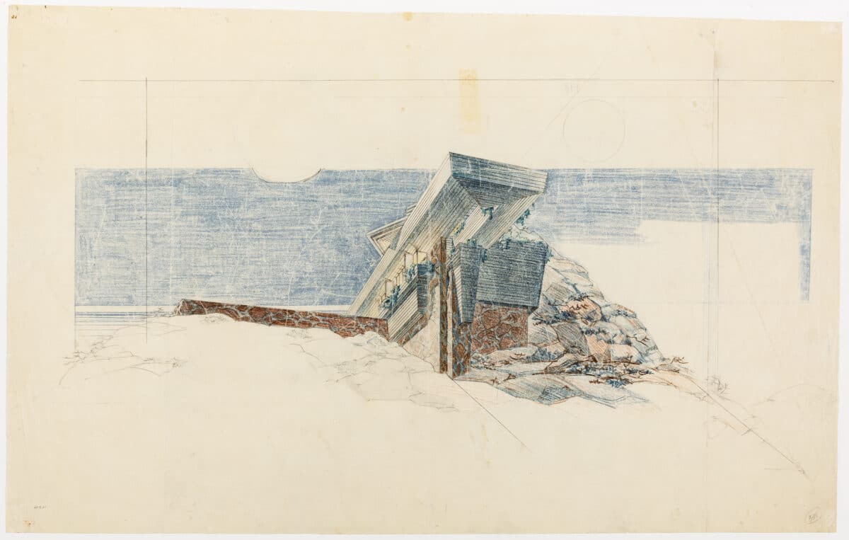 Collection Guide: Frank Lloyd Wright – Drawing Matter