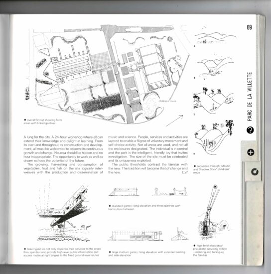 Cedric Price: Parc de la Villette – Drawing Matter