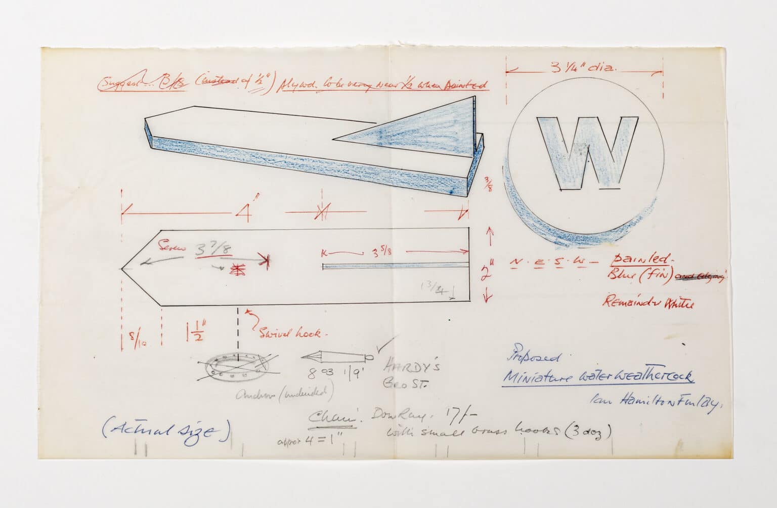 Collection Guide: Ian Hamilton Finlay – Drawing Matter