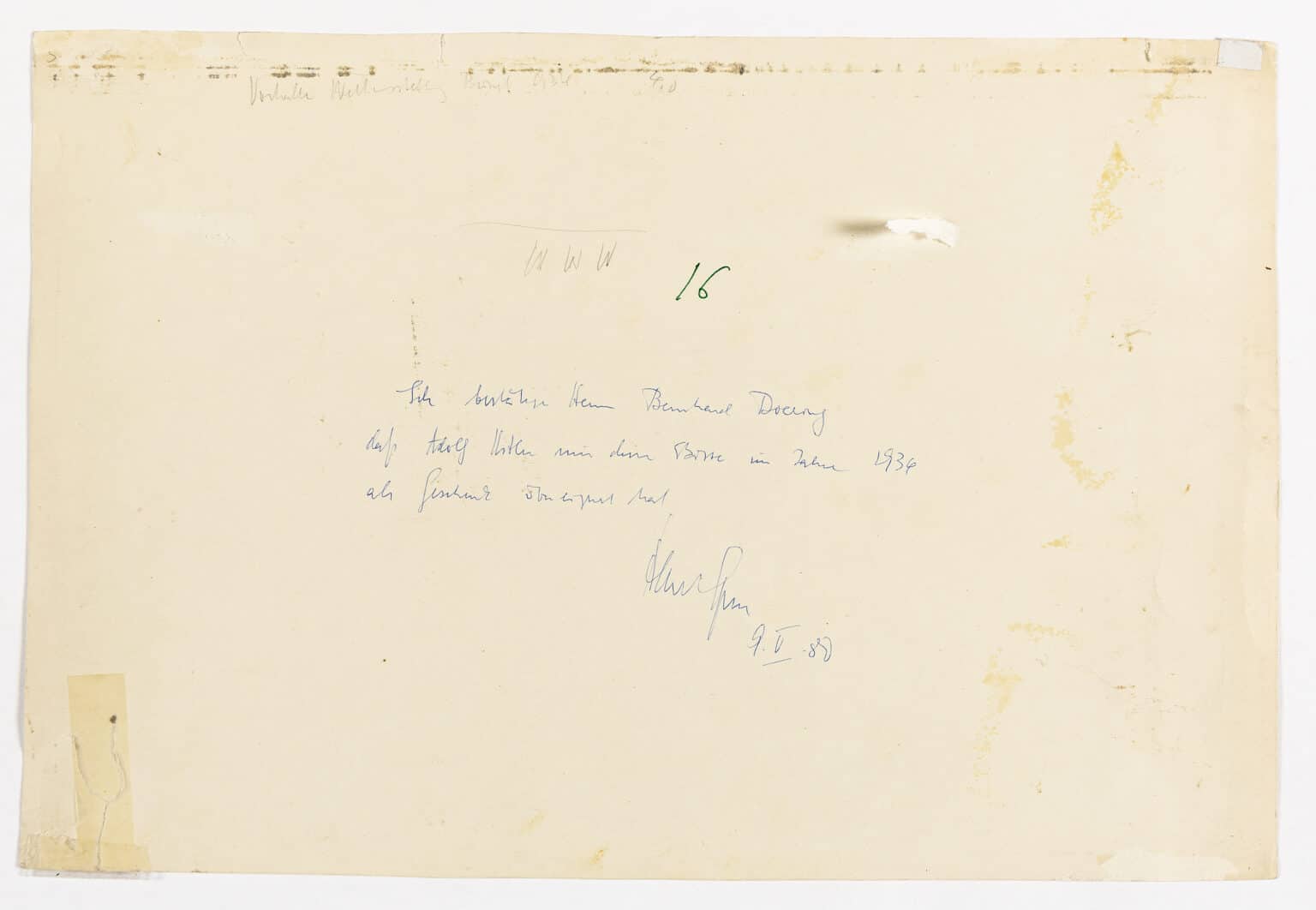 In the Archive: Riefenstahl, Hitler, Ebhardt, Sironi, Brasini – Drawing ...